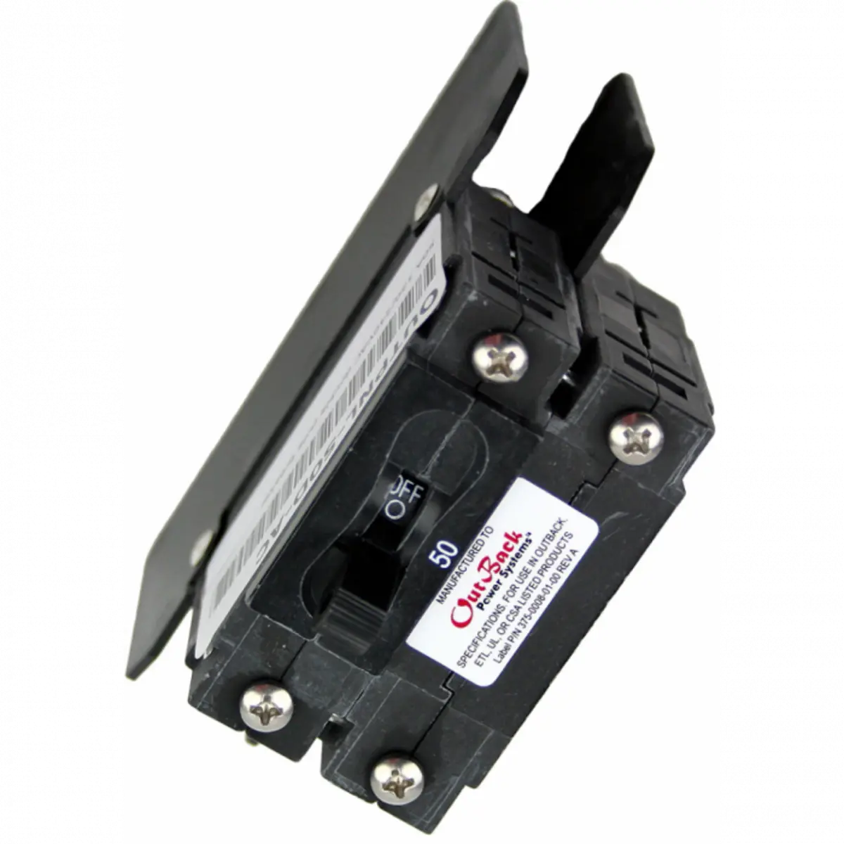Outback 30 Amp 120/240 VAC double pole panel mount breaker for AC ...