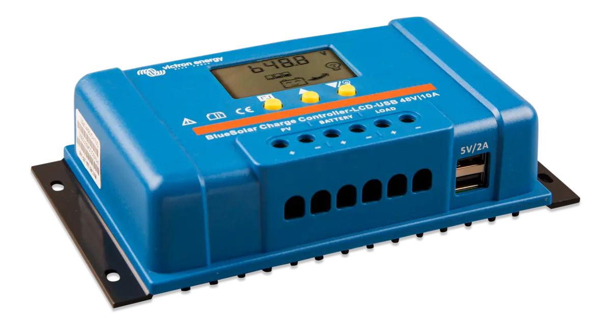 Victron Energy BlueSolar PWM-LCD&USB 48V-30A - Green Efficient Energy ...