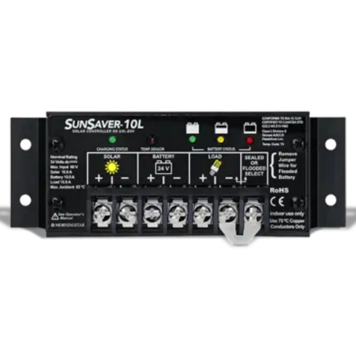 Morningstar SunSaver SS-20L-24V PWM Charge Controller | Solar Cellz Inc